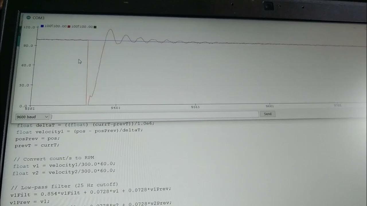Speed control Encoder dc gear motor with Arduino Code and PID ...