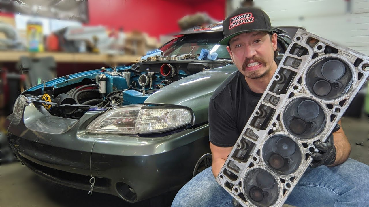 We Went And Blew It Up! Ls Swapped Mustang - YouTube
