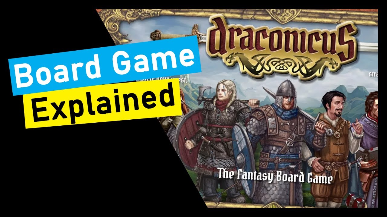 Draconicus the Fantasy Boardgame Board Game Explained - YouTube