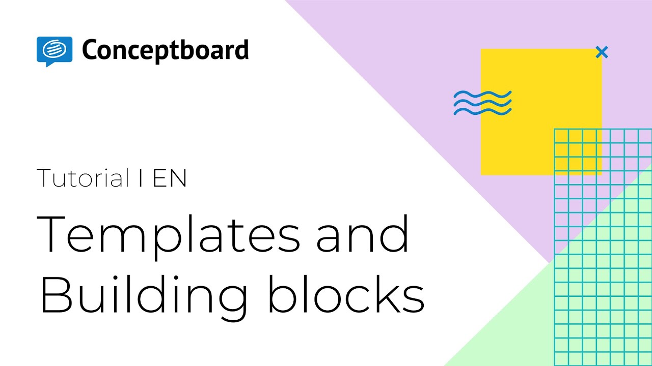 Using Templates and Building Blocks | Conceptboard Tutorial - YouTube