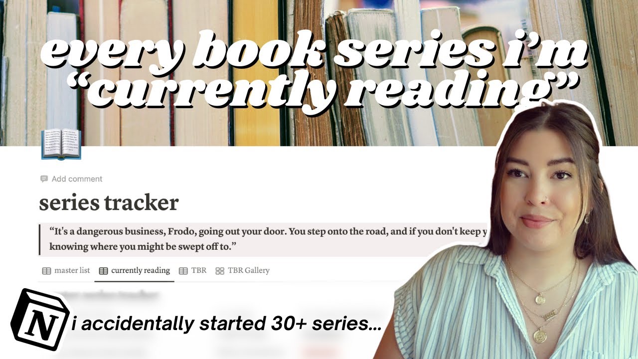 tour of my book series tracker in notion | currently reading, my manga ...