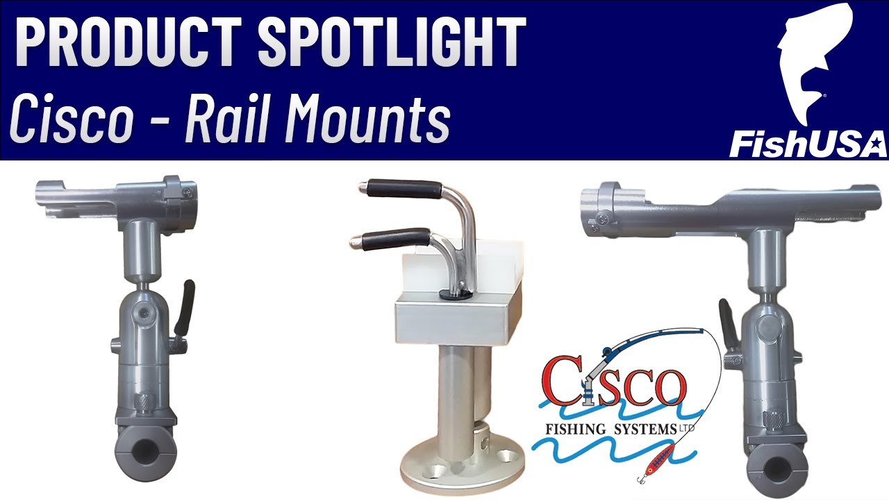 Cisco Fishing Systems - Rail Mounts - Rod Holders, Trolling Motor ...