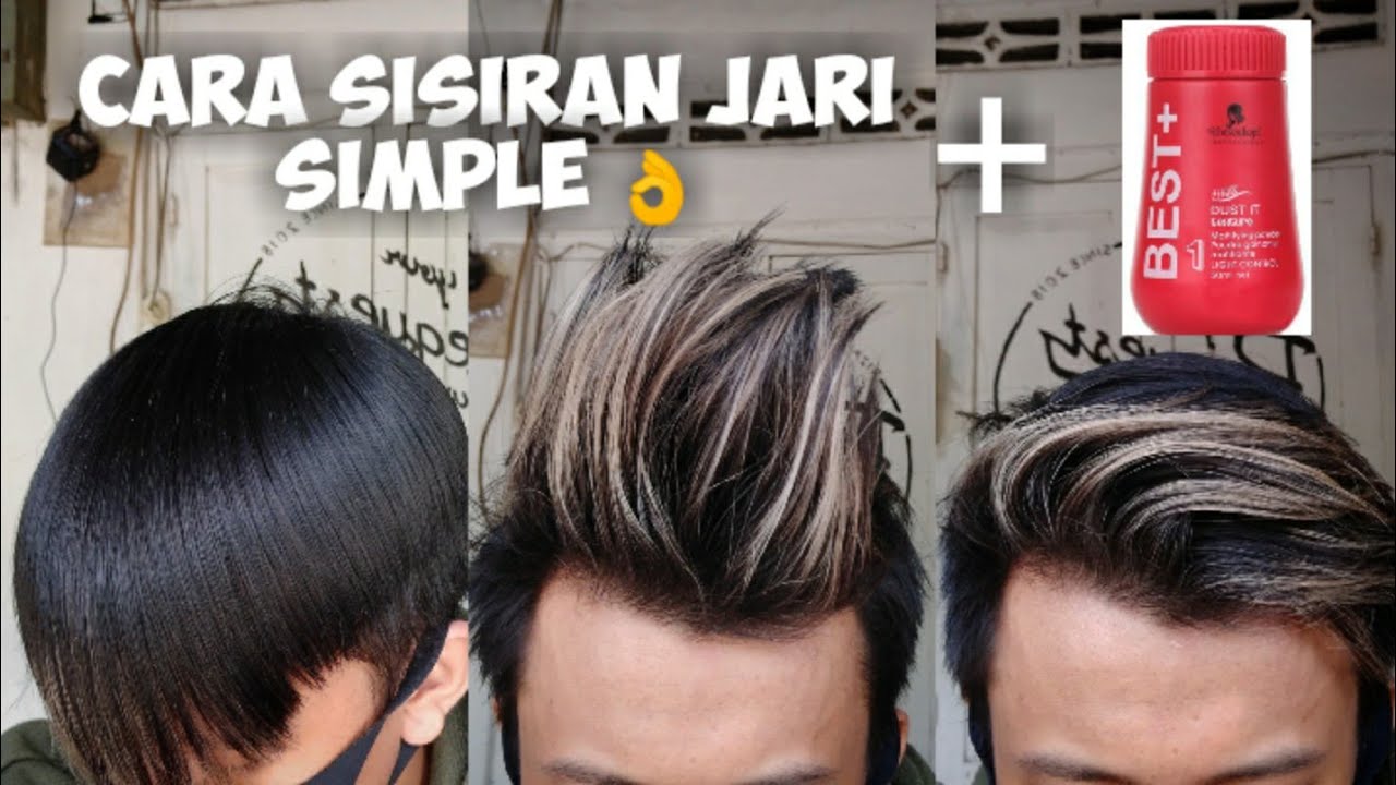 CARA SISIRAN PAKE JARI - pake powder pomade - YouTube