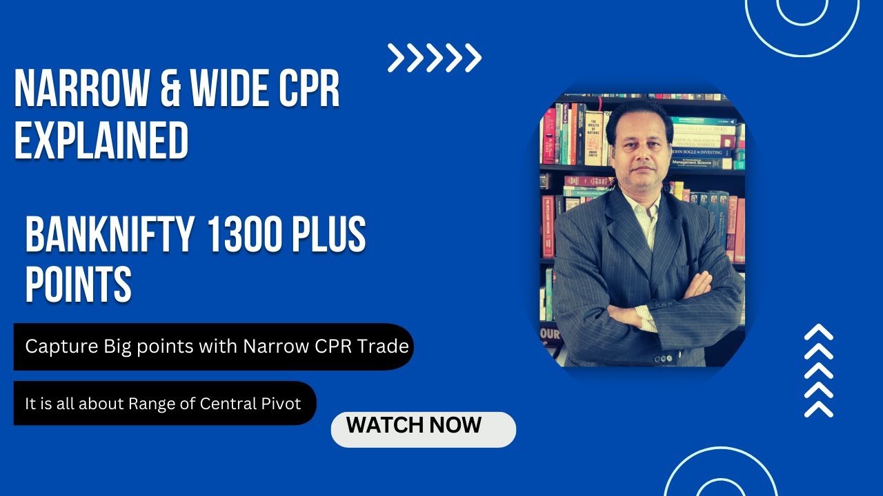 NARROW & WIDE CPR EXPLAINED | BANKNIFTY 1300 PLUS POINTS | CAPTURE THE ...