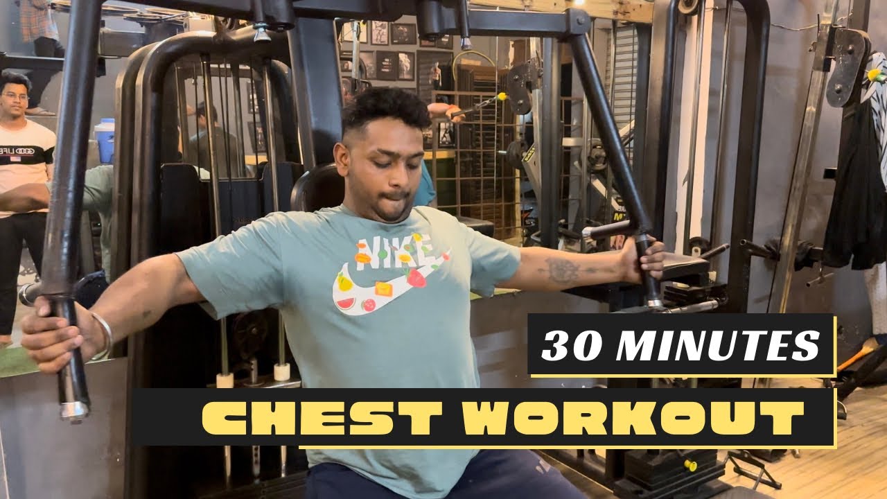 Chest day workout | daily vlogs day 4 - YouTube