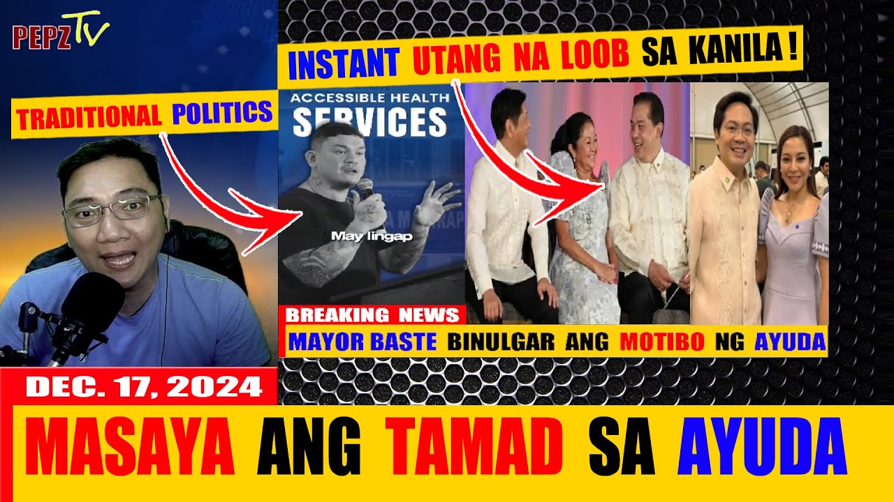 MAYOR BASTE MAY NAGPASARING SA AYUDA NG MARCOS ADMIN! BUMALIK NANAMAN ...