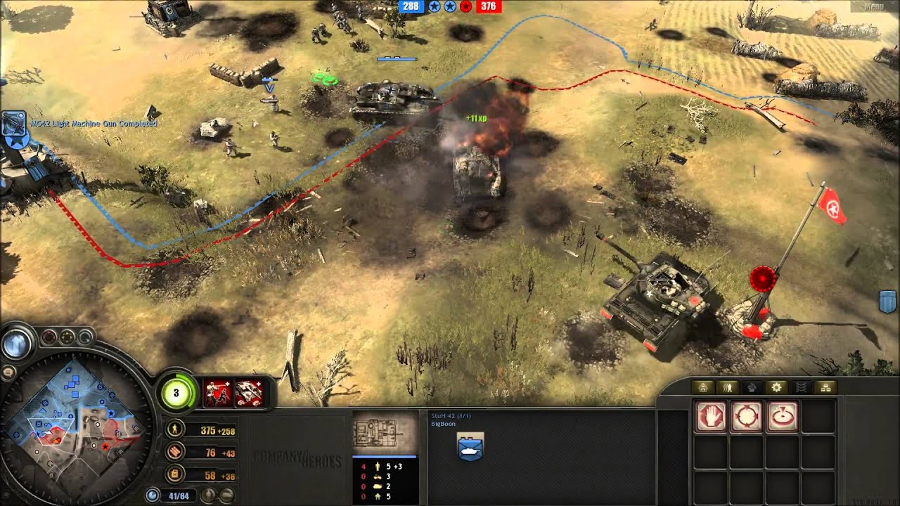 Let's Play CoH 1 vs 1, Angoville, Wehrmacht [German] [HD] - - YouTube