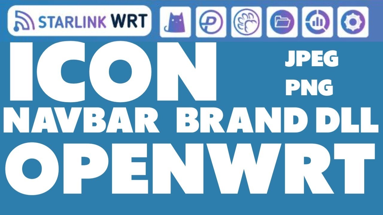 Membuat Icon NavBar, Brand Openwrt Sendiri di Android - YouTube