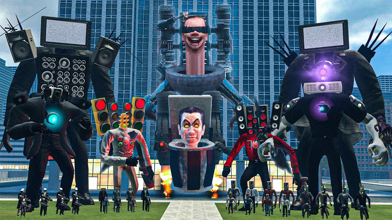 NEW TITAN BUTCHER SKIBIDI TOILET AND OTHER BOSSES VS TITAN TV MAN ARMY ...