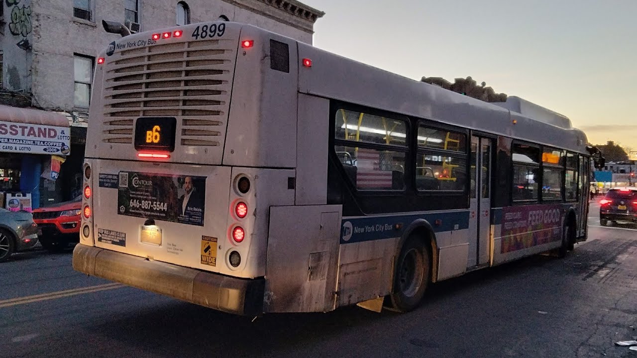 MTA NYCB | Riding 2012 New Flyer XD40 #4899 on the B6 - YouTube