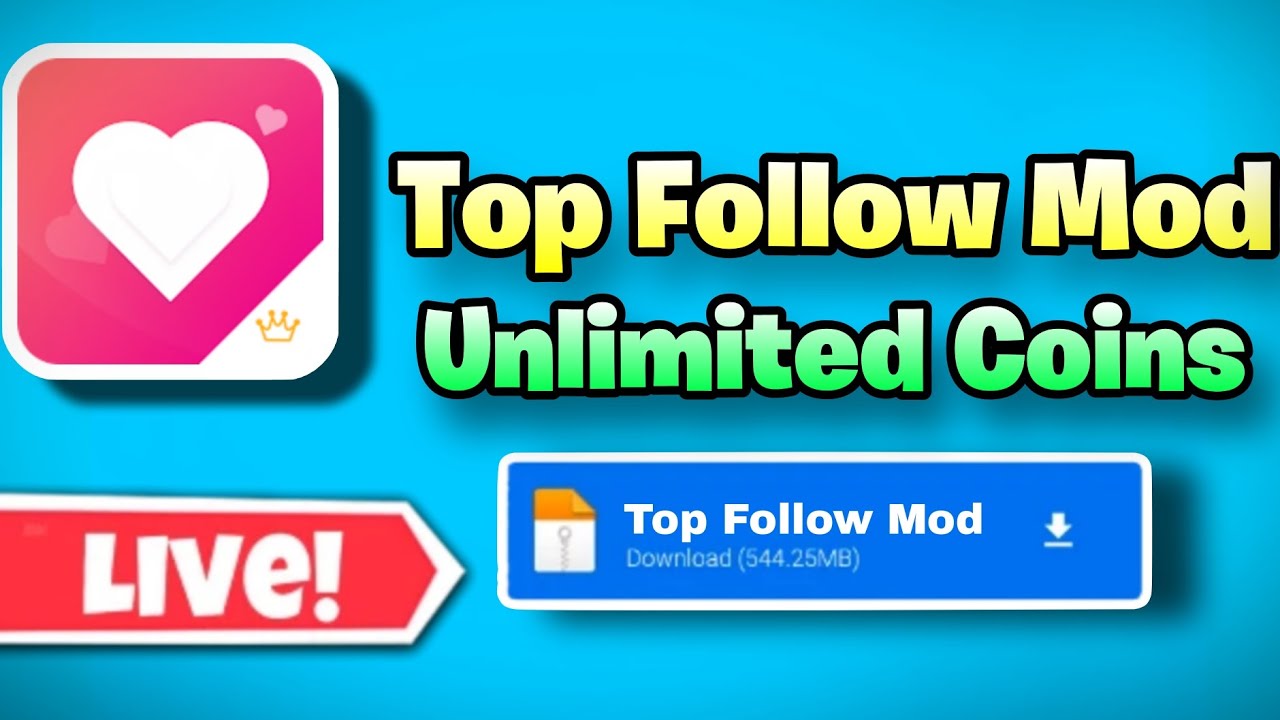 Top Follow Mod Apk | Top Follow Unlimited Coins trick 😍 | Top Follow ...