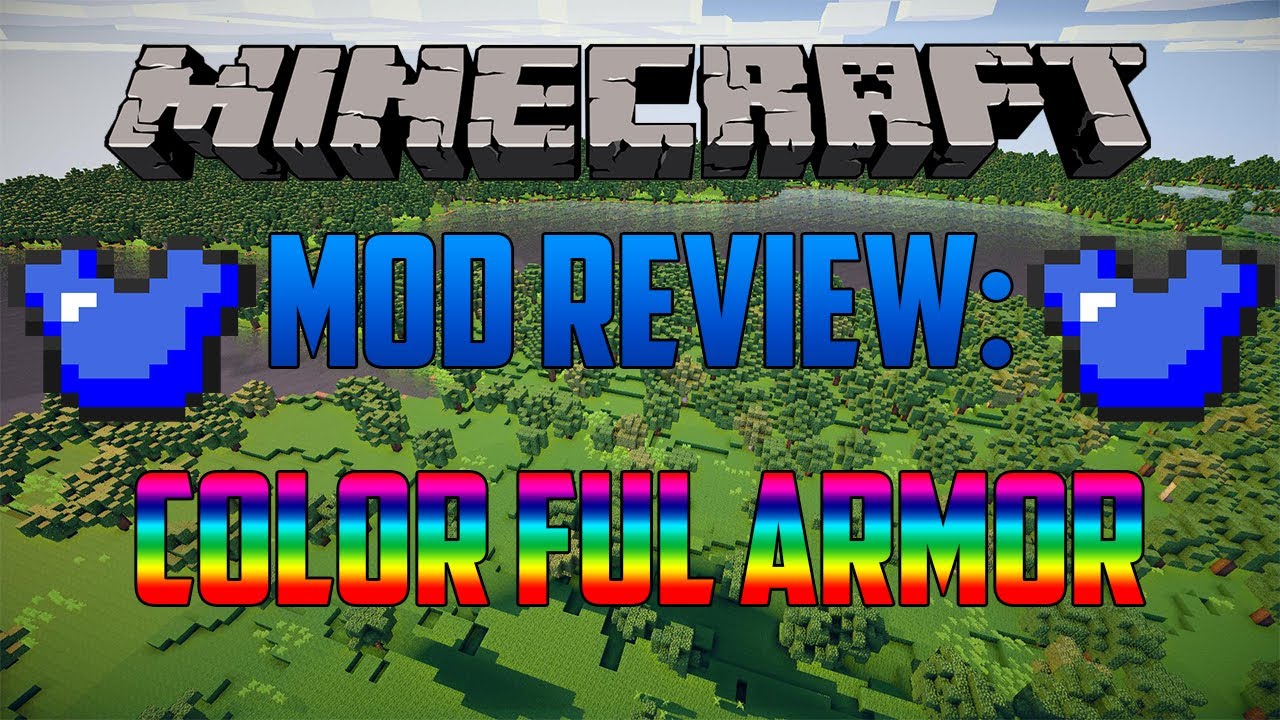 Minecraft Mod Review - Colorful Armor V2 - YouTube