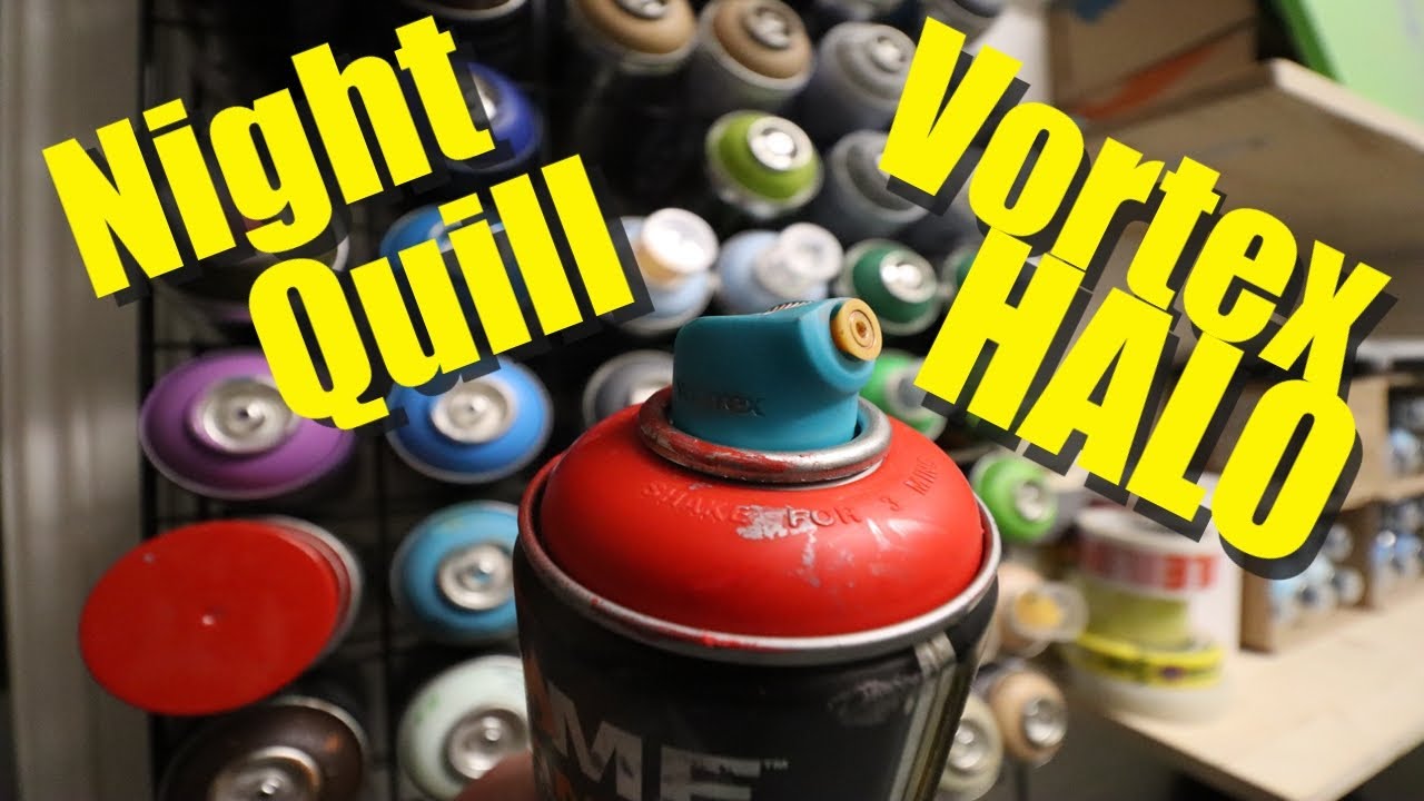 Night Quill Vortex HALO ~~ Graffiti Spray CAP REVIEW - YouTube