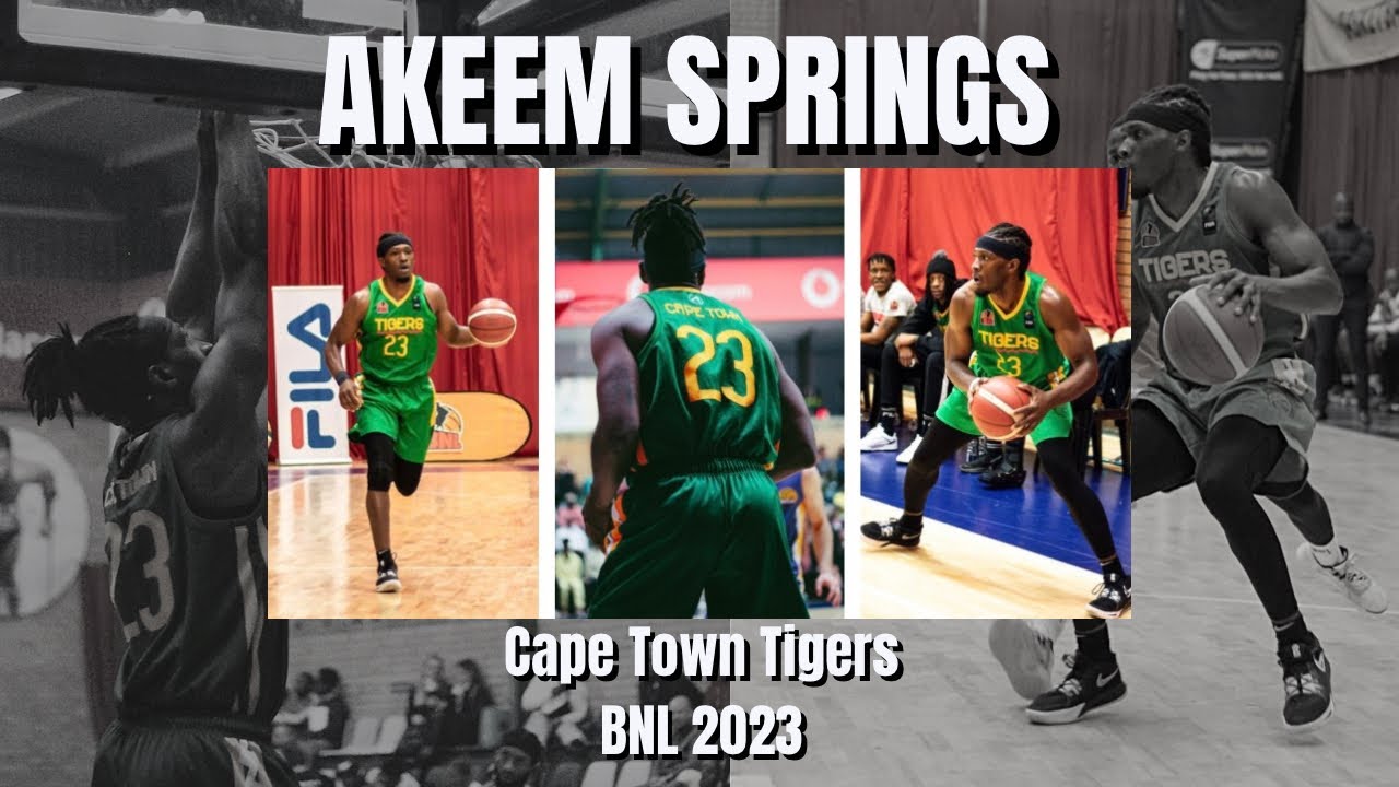 NBWerk: Akeem Springs- Cape Town Tigers 2023 - YouTube