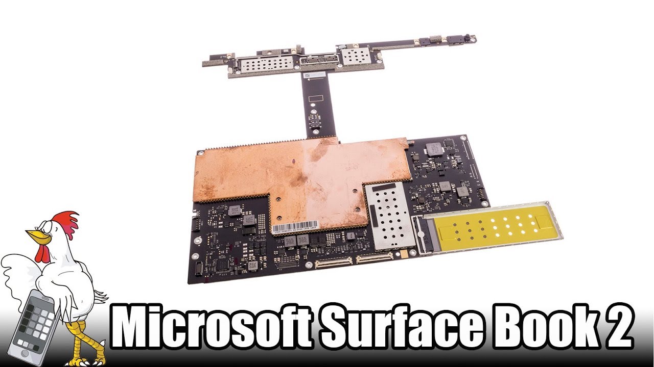 Guía del Microsoft Surface Book 2: Cambiar placa base - YouTube