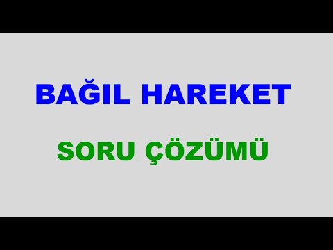 11.Sınıf Bağıl Hareket Soru Çözümü | AYT Fizik Bağıl Hareket #bağılhareket #aytfizik