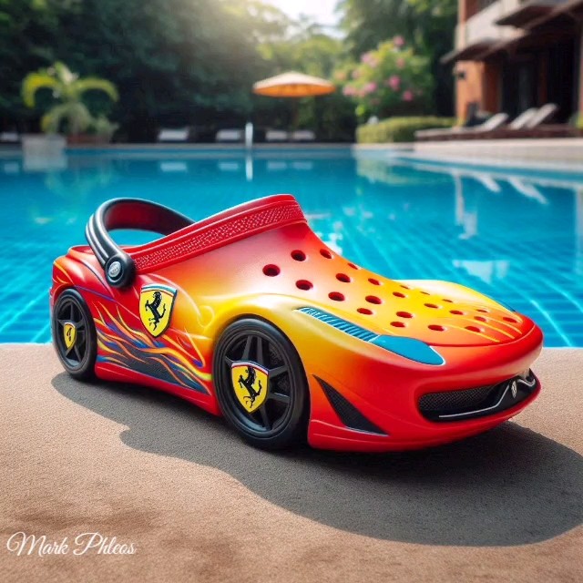 Crocs💥 #ferrari #shortsvideo - YouTube