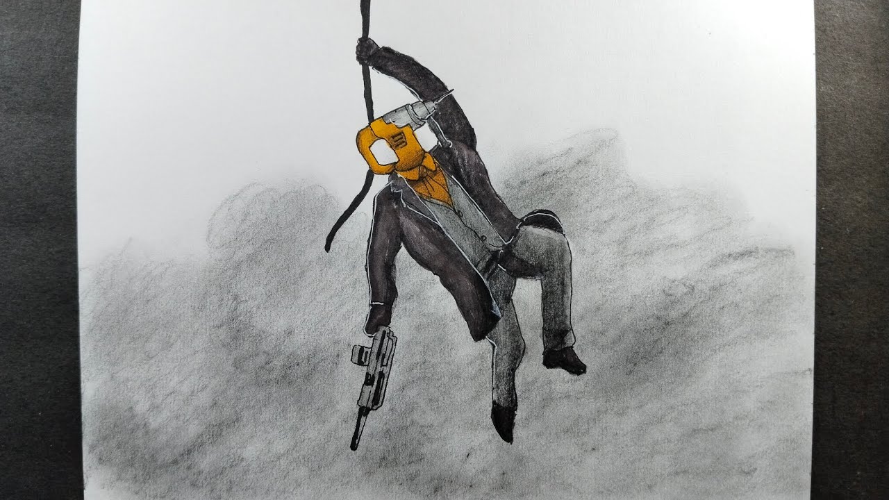 How to draw Drill Man new style in Skibidi Toilet Multiverse 022 - YouTube