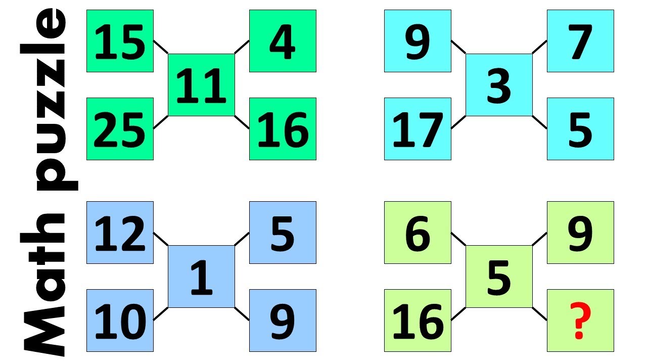 Number puzzle and other brain teasers #5 - YouTube