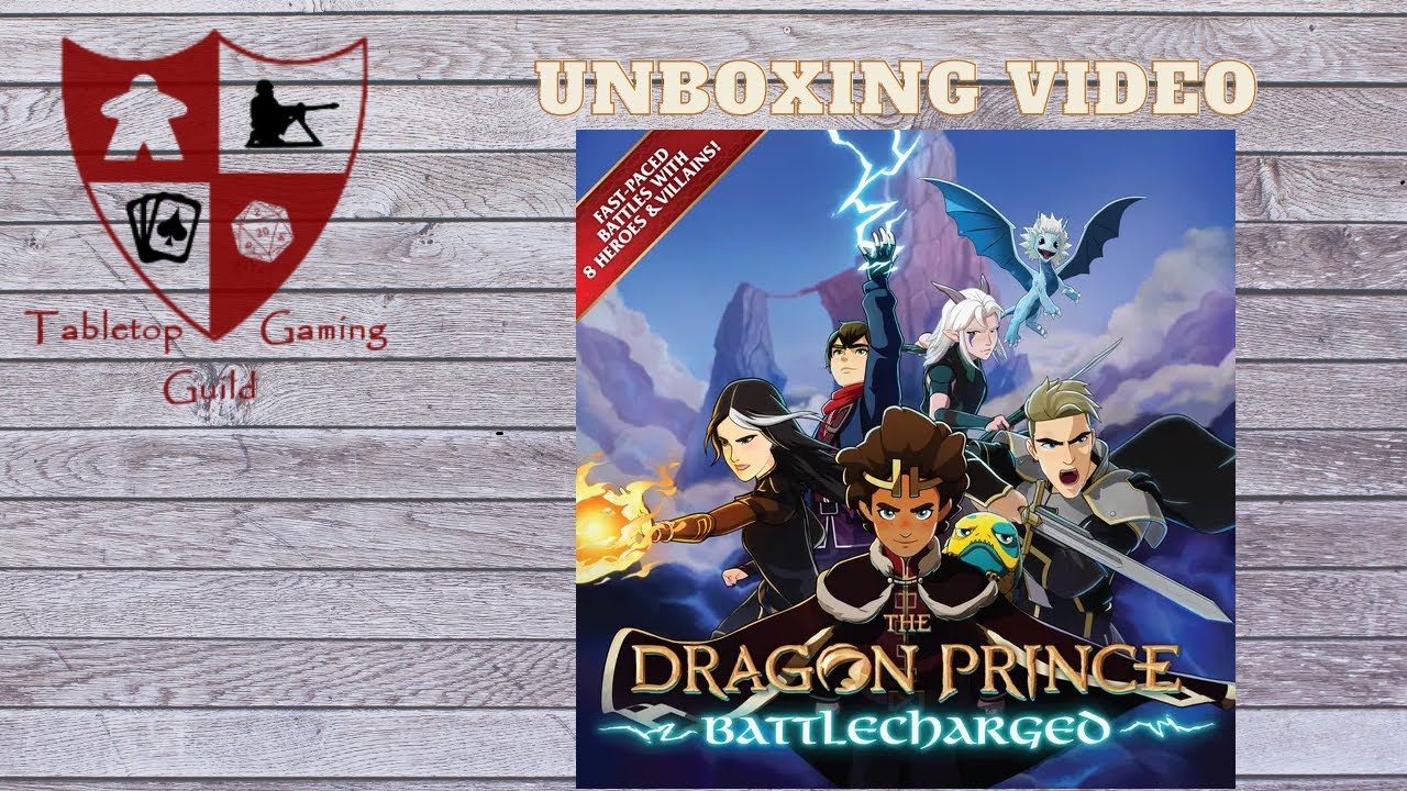 The Dragon Prince Battlecharged Board Game Unboxing - YouTube