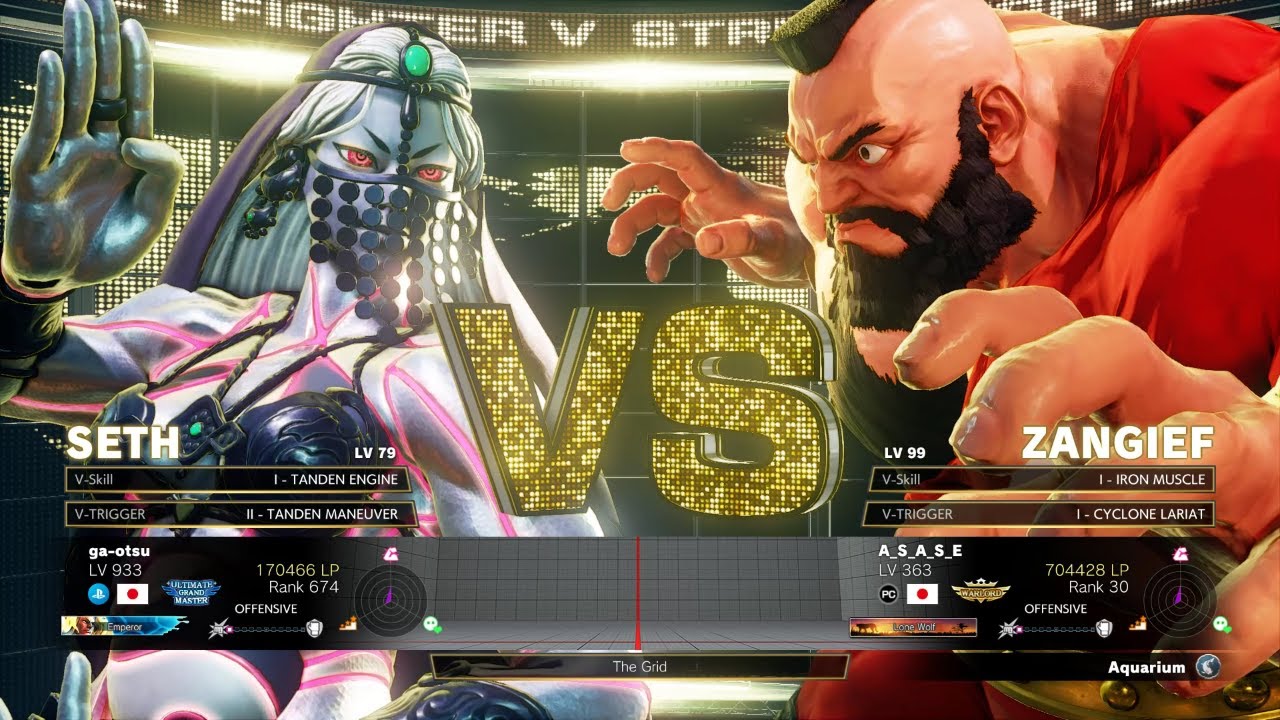 SFV Champion Edition 🔥 ga-otsu (Seth) Vs ASASE (Zangief) 🔥 Online Match ...