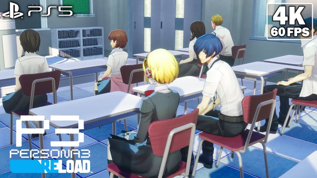 PERSONA 3 RELOAD PS5 [4K 60fps] | Aigis First Day of School Cutscene ...
