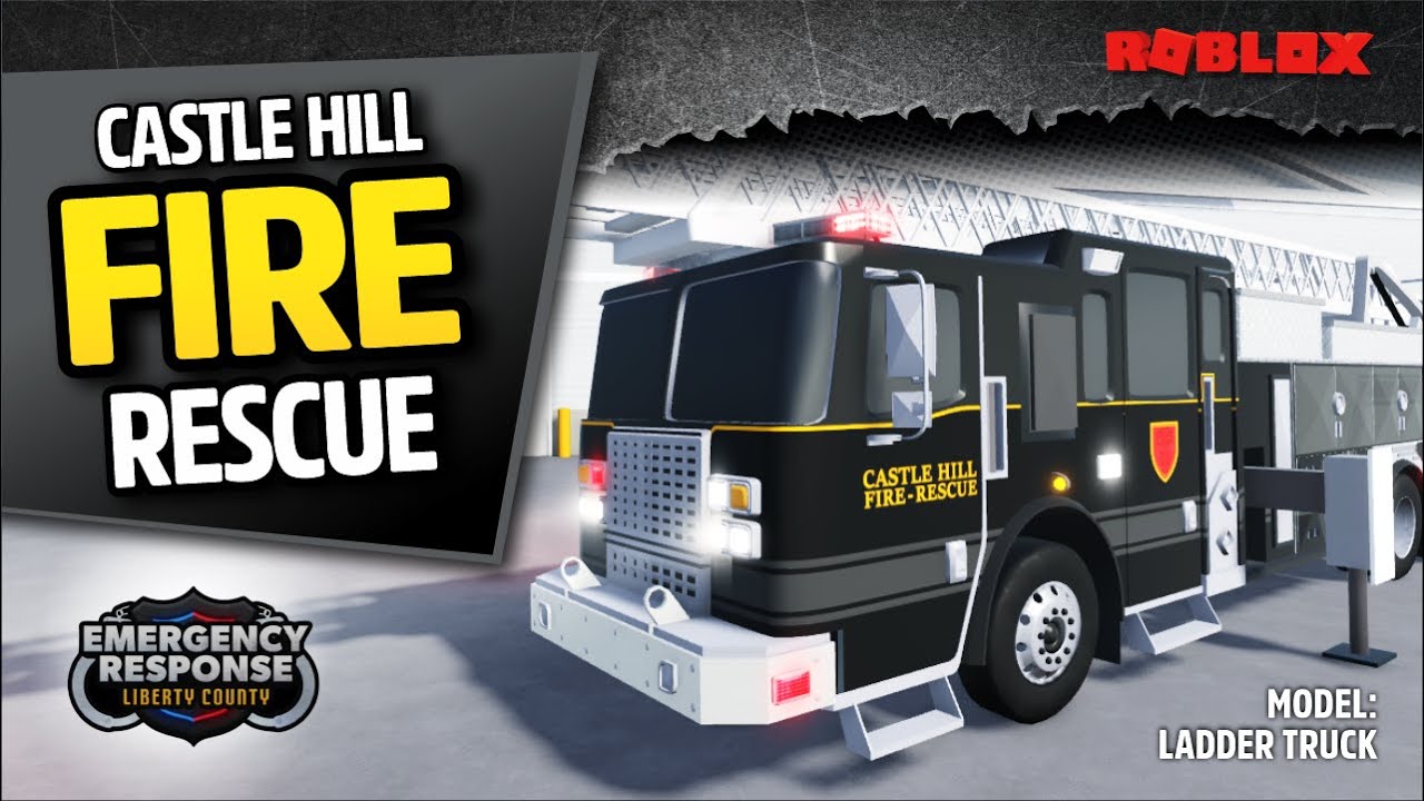 I Designed a Firefighting BEAST Livery! ERLC Roblox | Castle Hill Fire ...