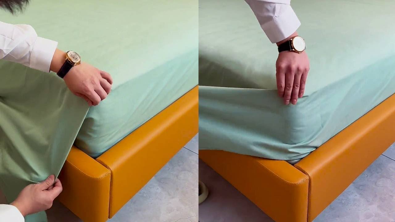 The correct way to lay out the sheets | The correct way to lay out the ...