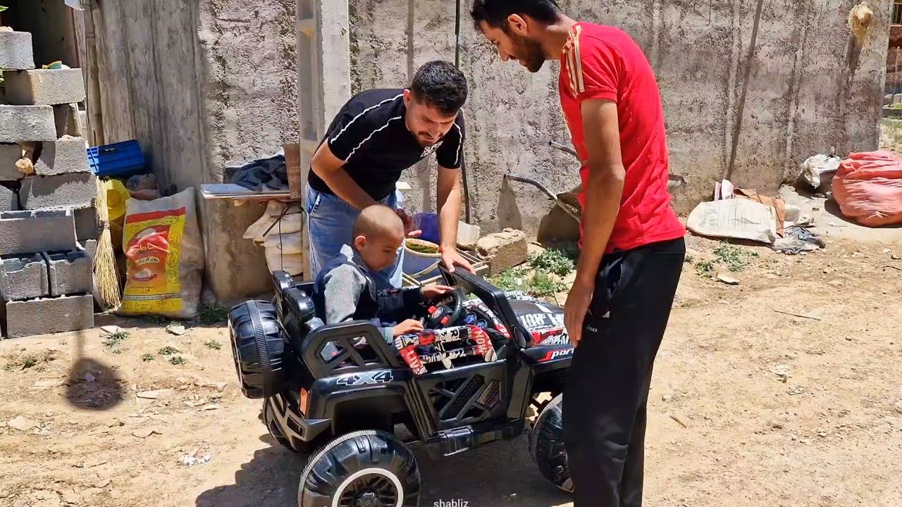 **Hashem and Qasem’s Cousin Surprise Pouya with a Big Electric Car ...