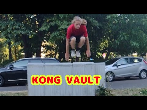 KONG VAULT- tutorial parkour in romana - YouTube