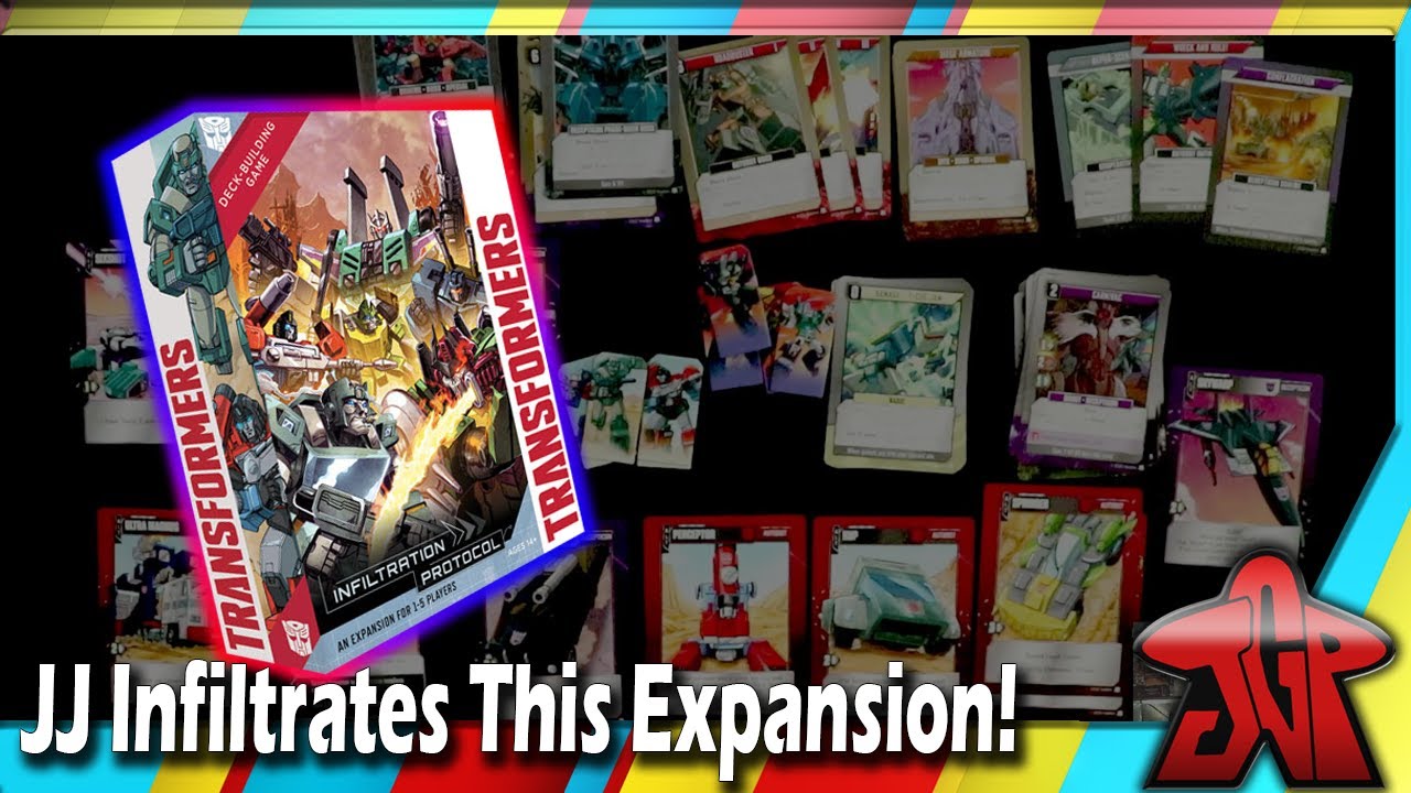 Transformers Deck-Building Game Infiltration Protocol expansion unboxing - YouTube