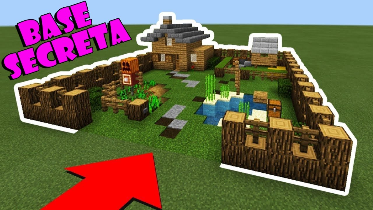 Como fazer uma Base Secreta no Minecraft - YouTube