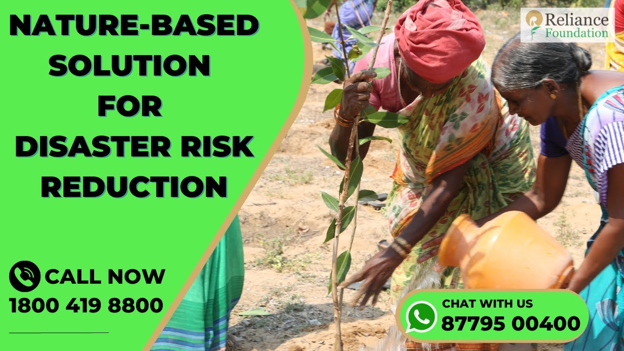 Reliance Foundation's Nature-based Solution for Disaster Risk Reduction ...