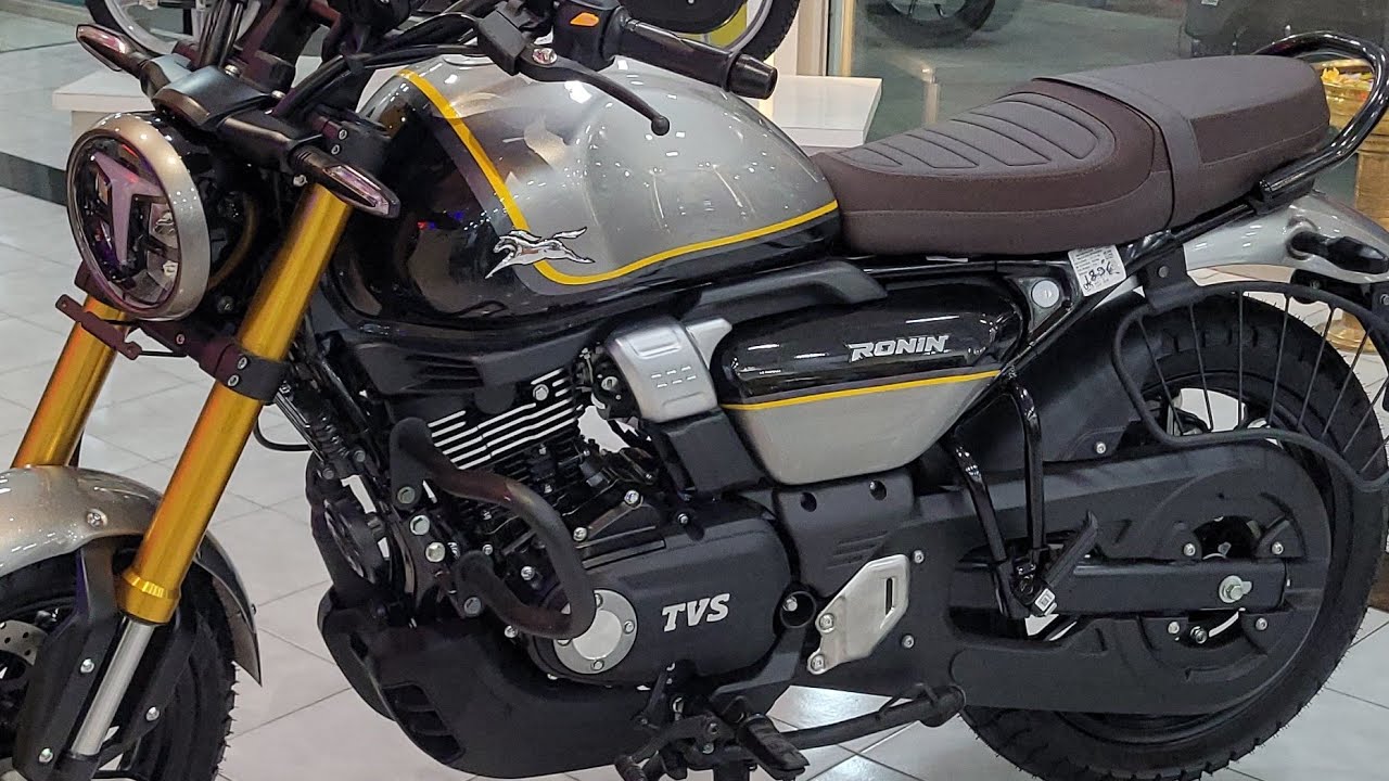 2023 TVS Ronin 225 [ TD ] dual-channel ABS | Galactic Grey - YouTube