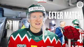 Vinst 8-2 mot Rögle! Erik Borg efter matchen by @Frölunda HC - eDayFm