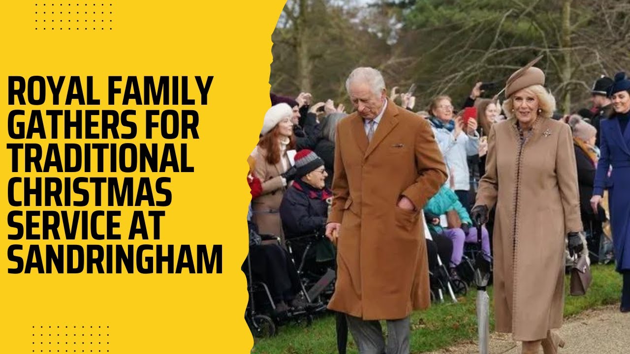 Royal Family Gathers for Traditional Christmas Service at Sandringham ...