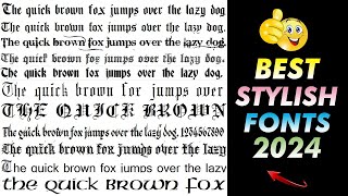 English Stylish Font Download 2024 || New Fonts Downloa... | Doovi