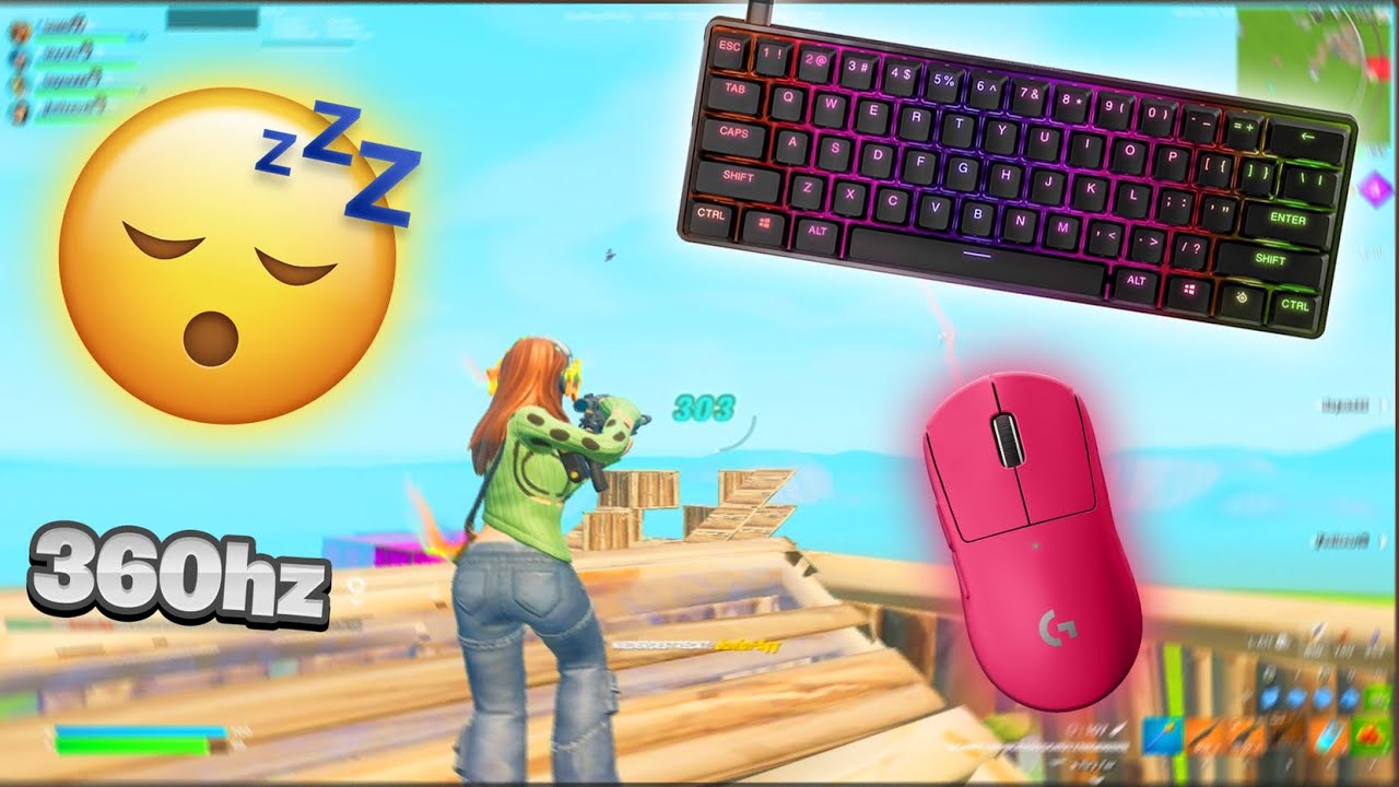 ASMR Fortnite Chill ⭐ (Go Goated Zone Wars) 🐐 Keyboard Sounds 💤 Apex ...
