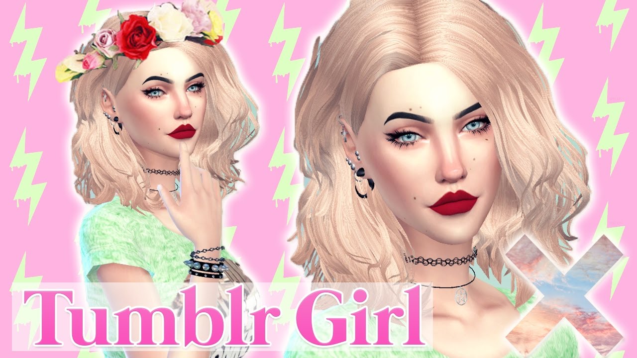Create a Sim - Criando um Sim! ♦ Tumblr Girl - Garota Tumblr ♦ The Sims ...