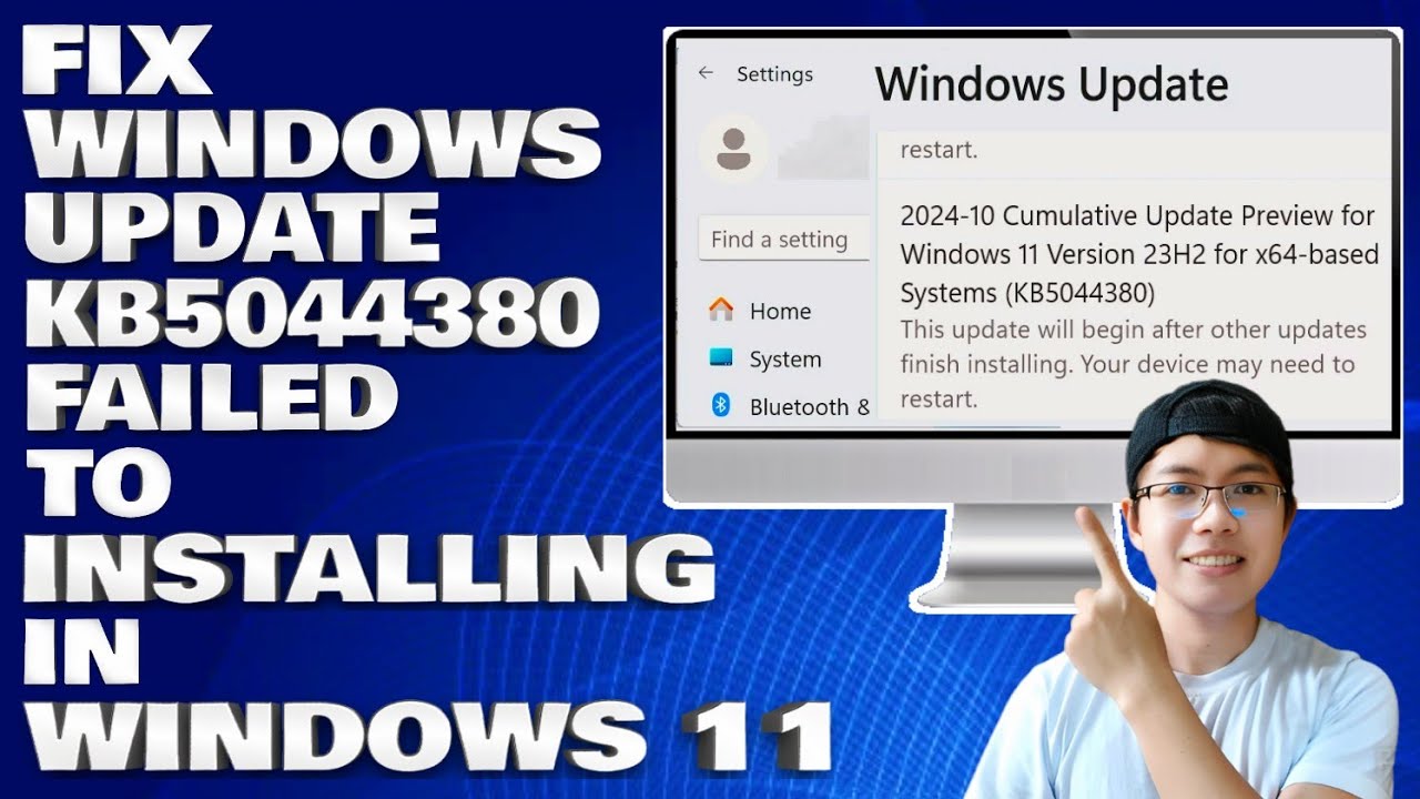 How To Fix Windows Update KB5044380 Failed Installing in Windows 11 ...