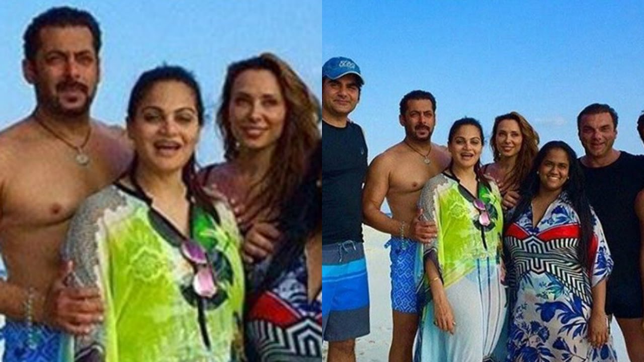 Salman Khan And lulia Vantur Together At Ahil's Birthday In Maldives ...