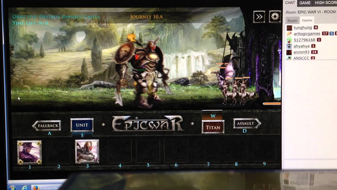 Epic War VI Machine II vs 10A - YouTube