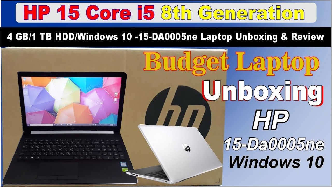 HP 15 Core i5 8th Gen - ( 4 GB/1 TB HDD/Windows 10 ) HP 15-DA0005ne ...