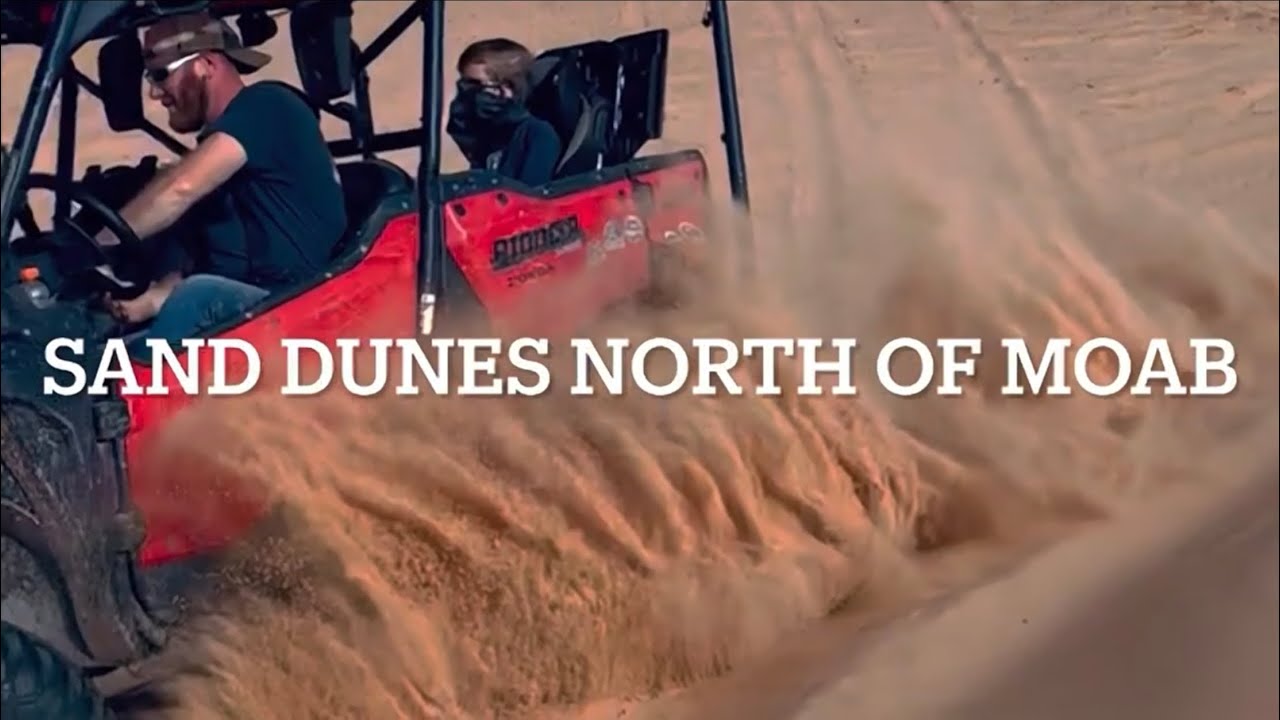 Sand dunes north of Moab - YouTube
