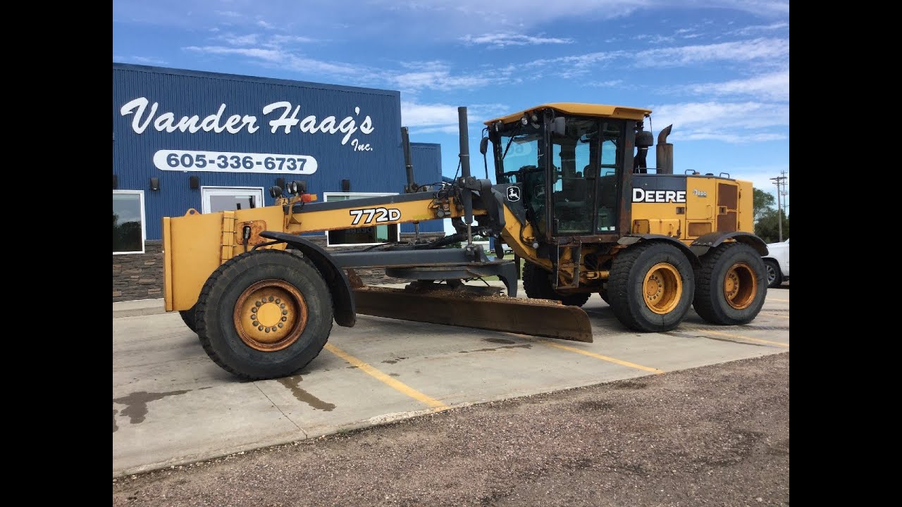 2007 John Deere 772D - Equipment Units 07RE258 - YouTube