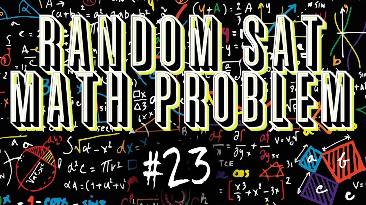 Random SAT Math Problem #23 (Michael Jordan) - Parallel Lines and ...