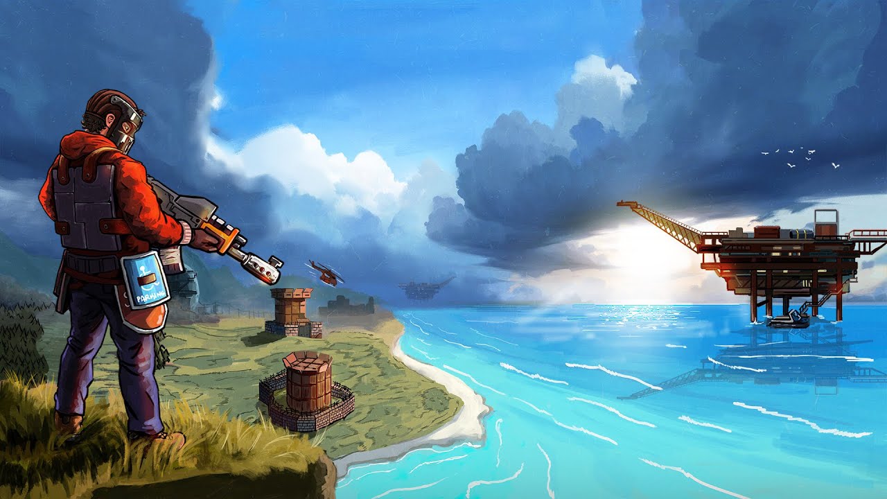 RUST Builder learning PVP in 100000000x #rust #rustpvp - YouTube