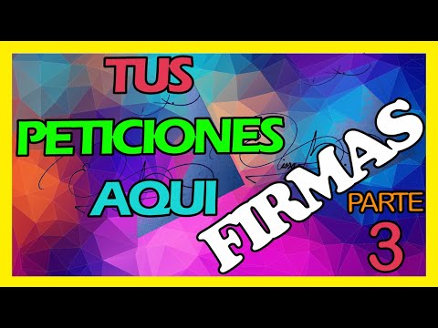 COMO FIRMAR MI NOMBRE (MODELOS DE FIRMAS - PETICIONES)