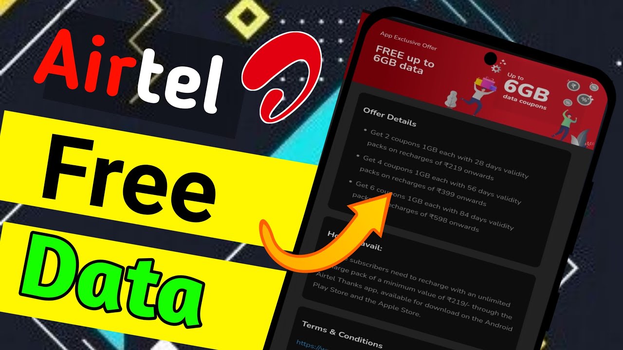 Airtel FREE DATA 2022 | Airtel Free data Code | How to get free data on ...