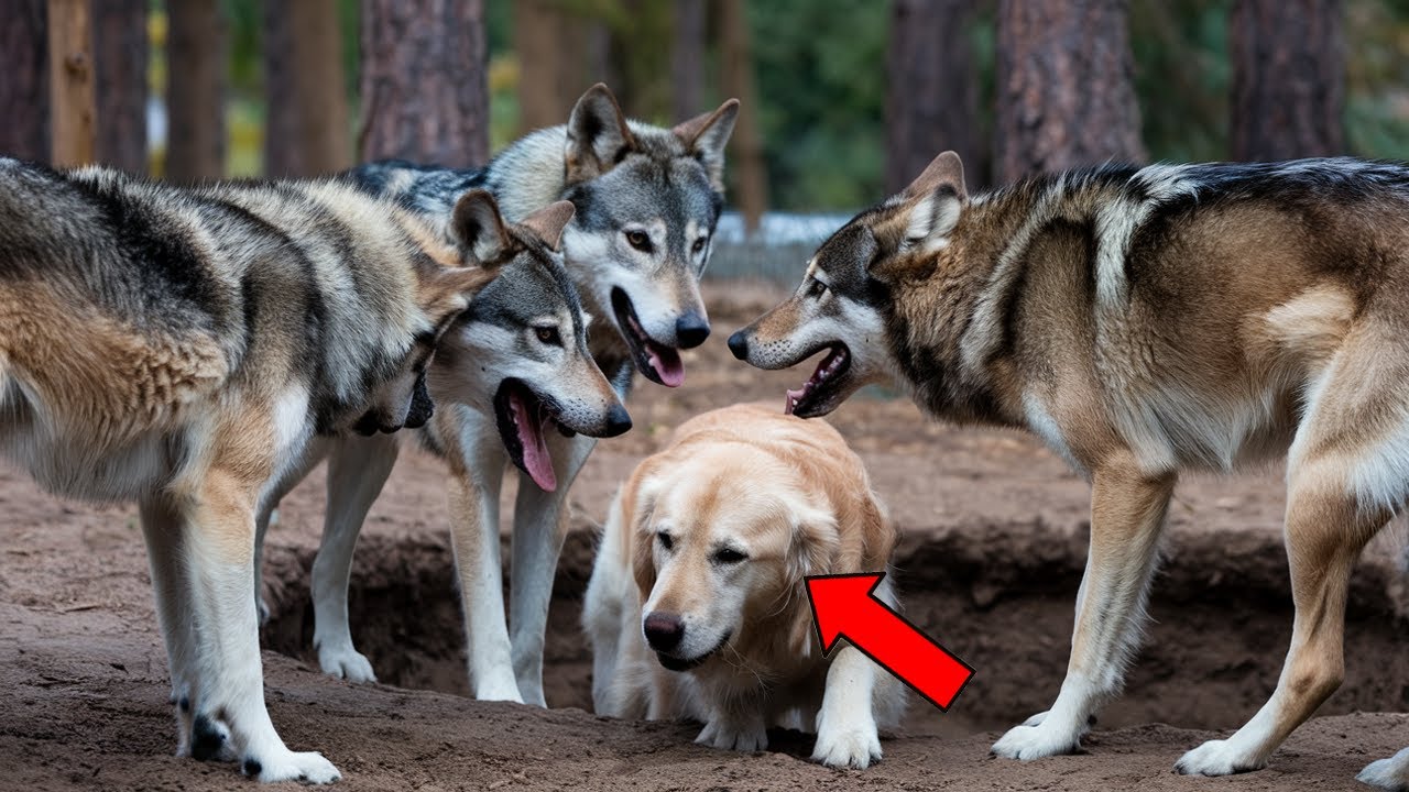 Wolves Attack a Dog Trapped in a Pit – You Won’t Believe Who Came to ...